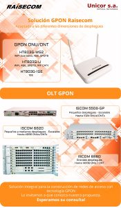 Mailing-Solucion-GPON-Raisecom | Blog Unicor